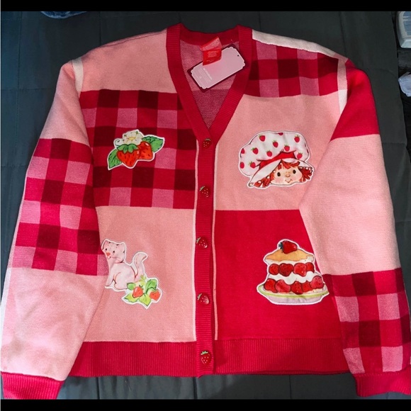 Hot Topic | Sweaters | Strawberry Shortcake Cardigan | Poshmark